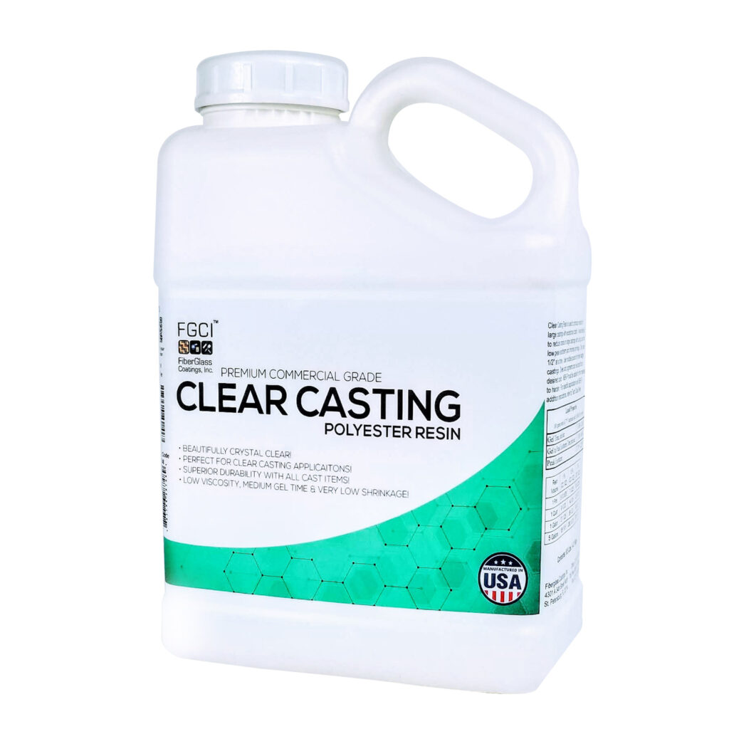 Polyester Clear Casting Resin Kit With MEK-P - FGCI